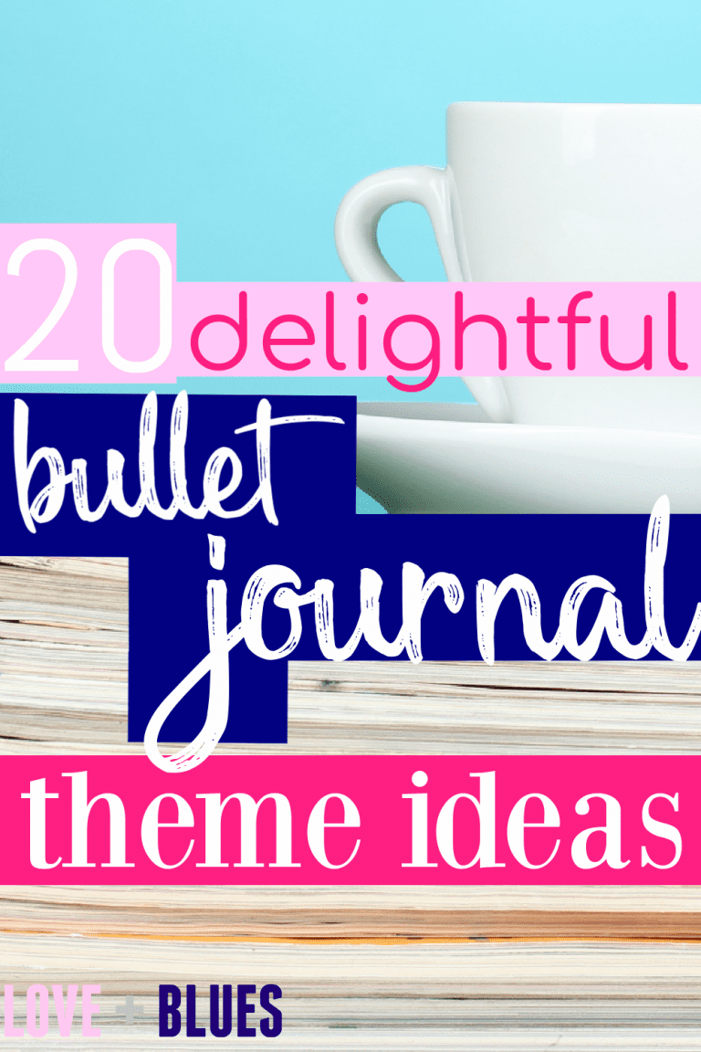 20 Delightful Bullet Journal Theme Ideas To Organize Your Life And Mind ...