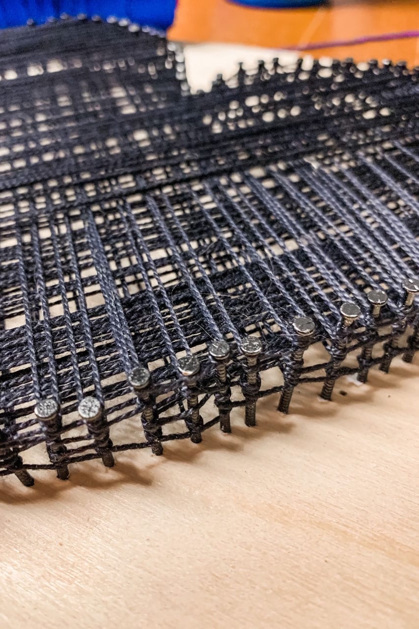 How To Make Valentine’s Day Thin Blue Line String Art - Love and Blues